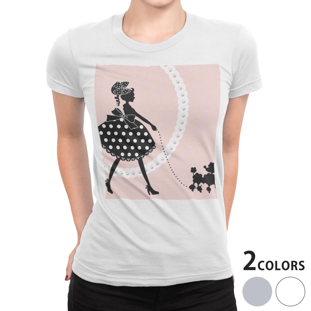 tシャツ レディース 半袖 ホワイト グレー 白　灰色 デザイン S M L XL Tシャツ ティーシャツ T shirt上記で使用したデザインTシャツはこちら▼女性用半袖Tシャツ　ホワイト・グレー全デザインはこちらから▼ ▼女性用半袖Tシ...