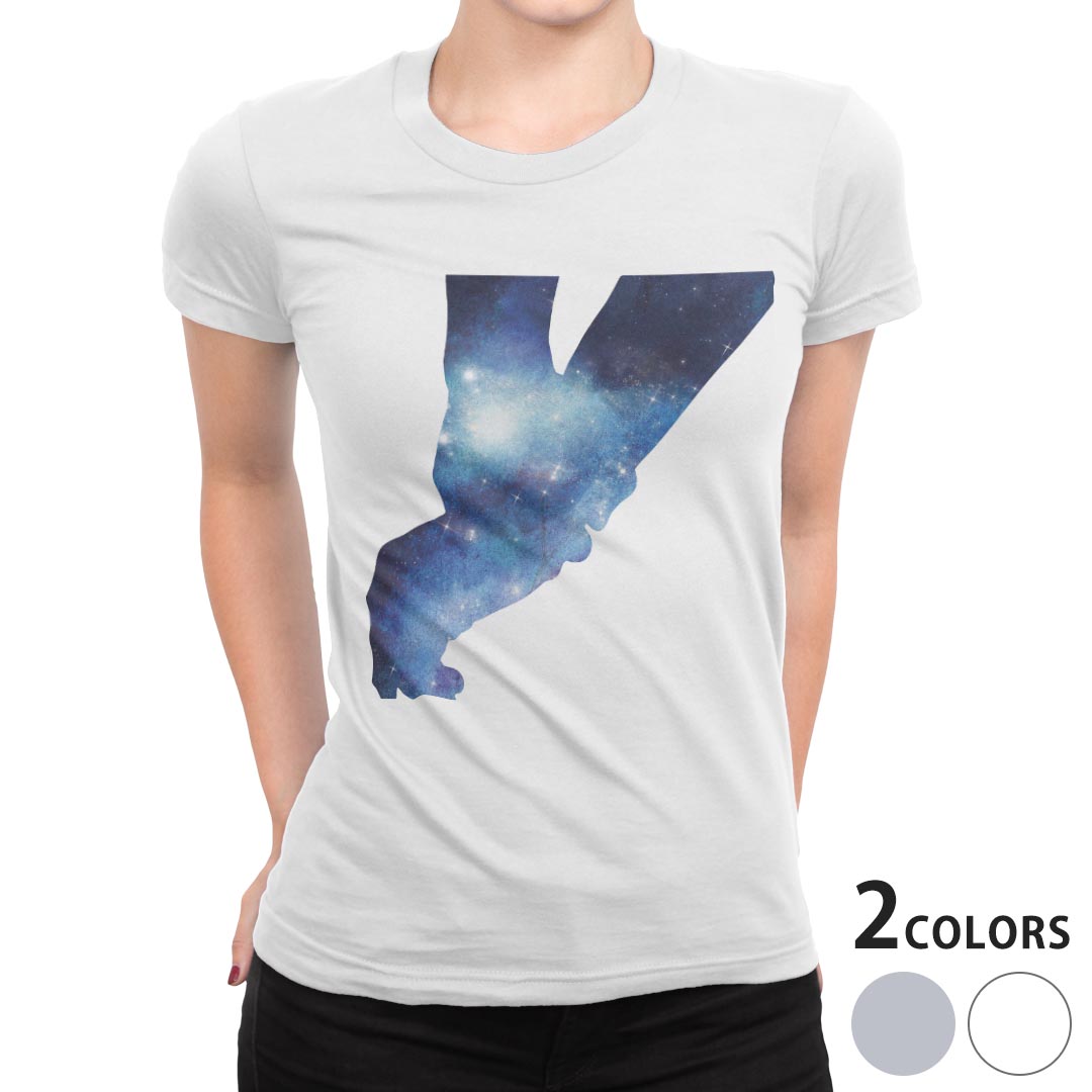 tシャツ レディース 半袖 ホワイト グレー 白　灰色 デザイン S M L XL Tシャツ ティーシャツ T shirt上記で使用したデザインTシャツはこちら▼女性用半袖Tシャツ　ホワイト・グレー全デザインはこちらから▼ ▼女性用半袖Tシ...