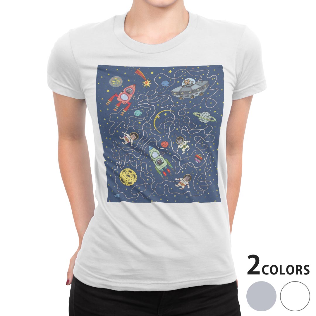 tシャツ レディース 半袖 ホワイト グレー 白　灰色 デザイン S M L XL Tシャツ ティーシャツ T shirt上記で使用したデザインTシャツはこちら▼女性用半袖Tシャツ　ホワイト・グレー全デザインはこちらから▼ ▼女性用半袖Tシ...