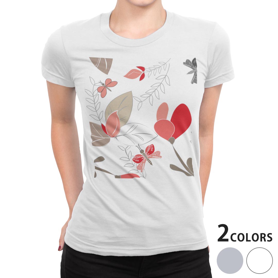 tシャツ レディース 半袖 ホワイト グレー 白　灰色 デザイン S M L XL Tシャツ ティーシャツ T shirt上記で使用したデザインTシャツはこちら▼女性用半袖Tシャツ　ホワイト・グレー全デザインはこちらから▼ ▼女性用半袖Tシ...