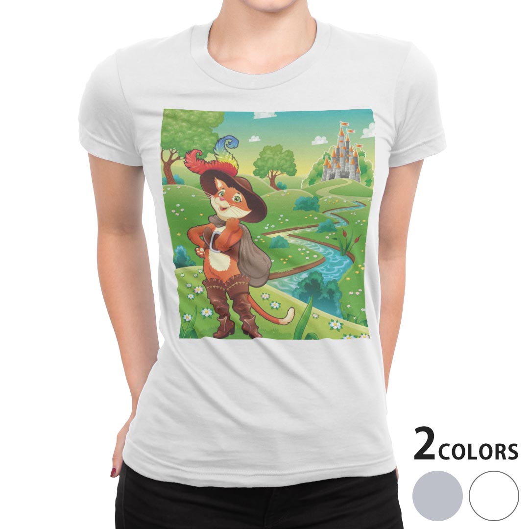 tシャツ レディース 半袖 ホワイト グレー 白　灰色 デザイン S M L XL Tシャツ ティーシャツ T shirt上記で使用したデザインTシャツはこちら▼女性用半袖Tシャツ　ホワイト・グレー全デザインはこちらから▼ ▼女性用半袖Tシ...