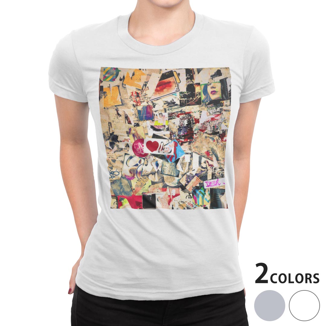 tシャツ レディース 半袖 ホワイト グレー 白　灰色 デザイン S M L XL Tシャツ ティーシャツ T shirt上記で使用したデザインTシャツはこちら▼女性用半袖Tシャツ　ホワイト・グレー全デザインはこちらから▼ ▼女性用半袖Tシ...