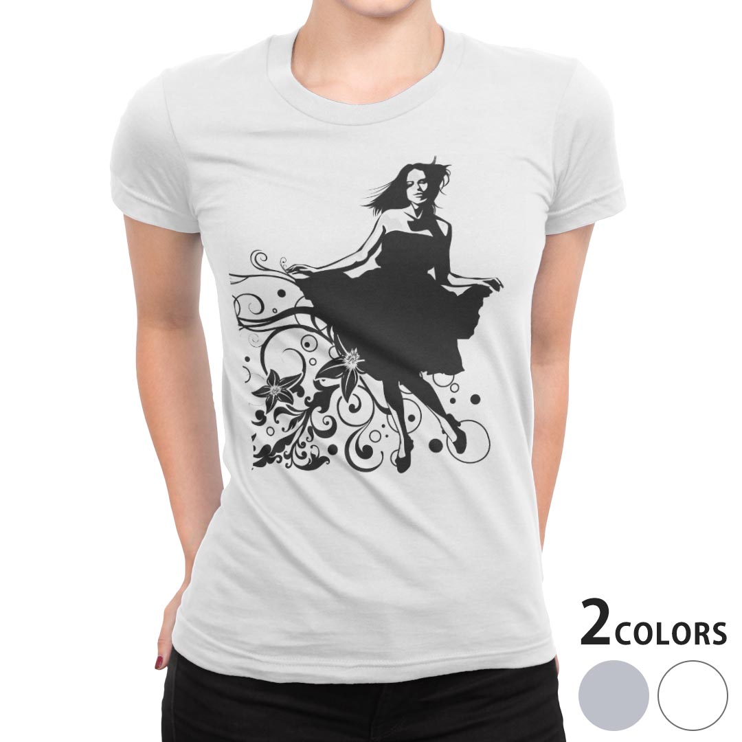 tシャツ レディース 半袖 ホワイト グレー 白　灰色 デザイン S M L XL Tシャツ ティーシャツ T shirt上記で使用したデザインTシャツはこちら▼女性用半袖Tシャツ　ホワイト・グレー全デザインはこちらから▼ ▼女性用半袖Tシ...