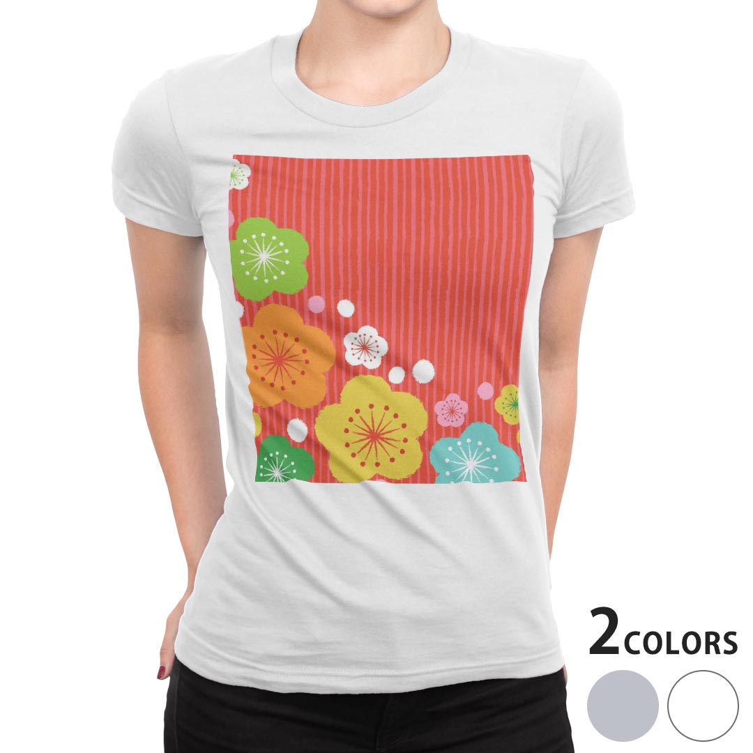 tシャツ レディース 半袖 ホワイト グレー 白　灰色 デザイン S M L XL Tシャツ ティーシャツ T shirt上記で使用したデザインTシャツはこちら▼女性用半袖Tシャツ　ホワイト・グレー全デザインはこちらから▼ ▼女性用半袖Tシ...