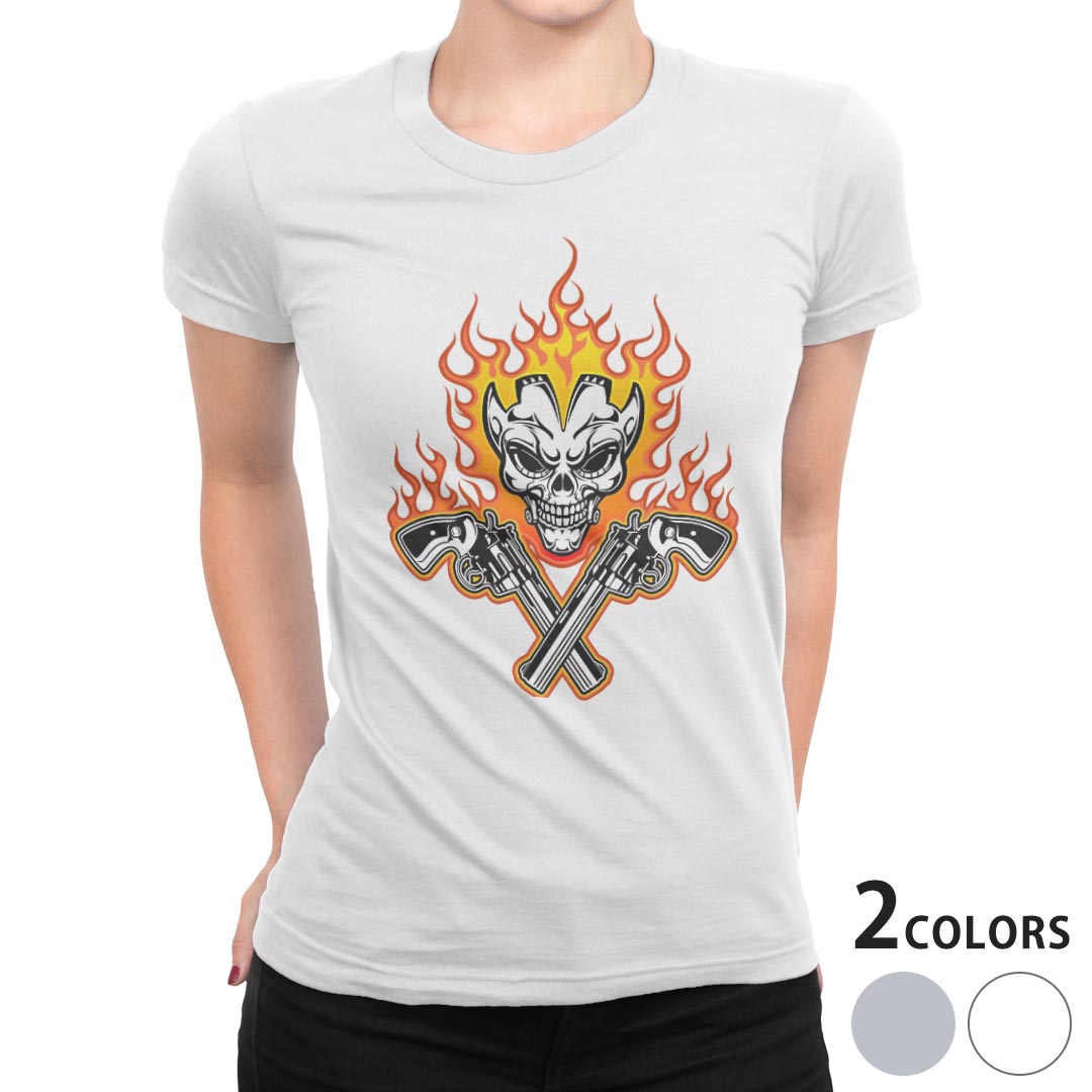tシャツ レディース 半袖 ホワイト グレー 白　灰色 デザイン S M L XL Tシャツ ティーシャツ T shirt上記で使用したデザインTシャツはこちら▼女性用半袖Tシャツ　ホワイト・グレー全デザインはこちらから▼ ▼女性用半袖Tシ...
