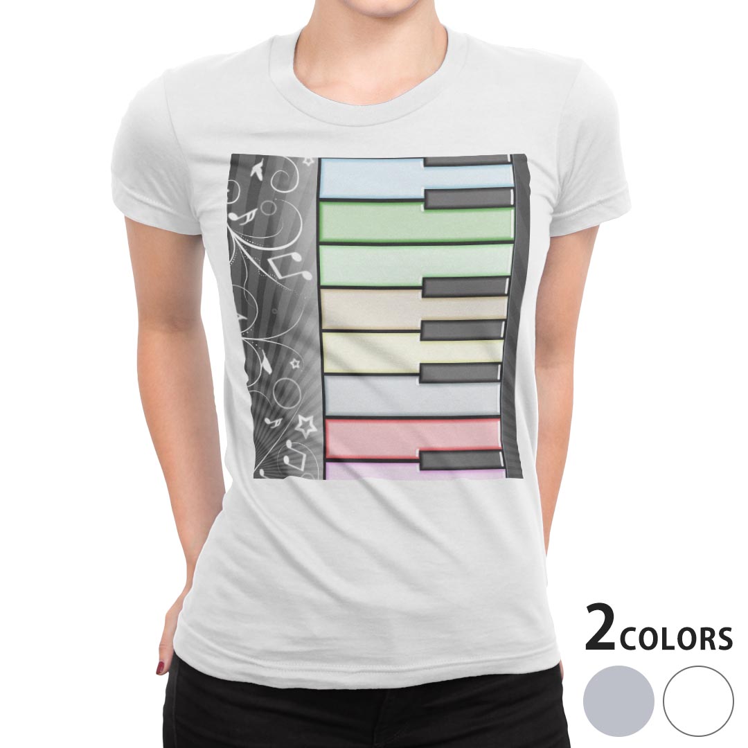 tシャツ レディース 半袖 ホワイト グレー 白　灰色 デザイン S M L XL Tシャツ ティーシャツ T shirt上記で使用したデザインTシャツはこちら▼女性用半袖Tシャツ　ホワイト・グレー全デザインはこちらから▼ ▼女性用半袖Tシ...