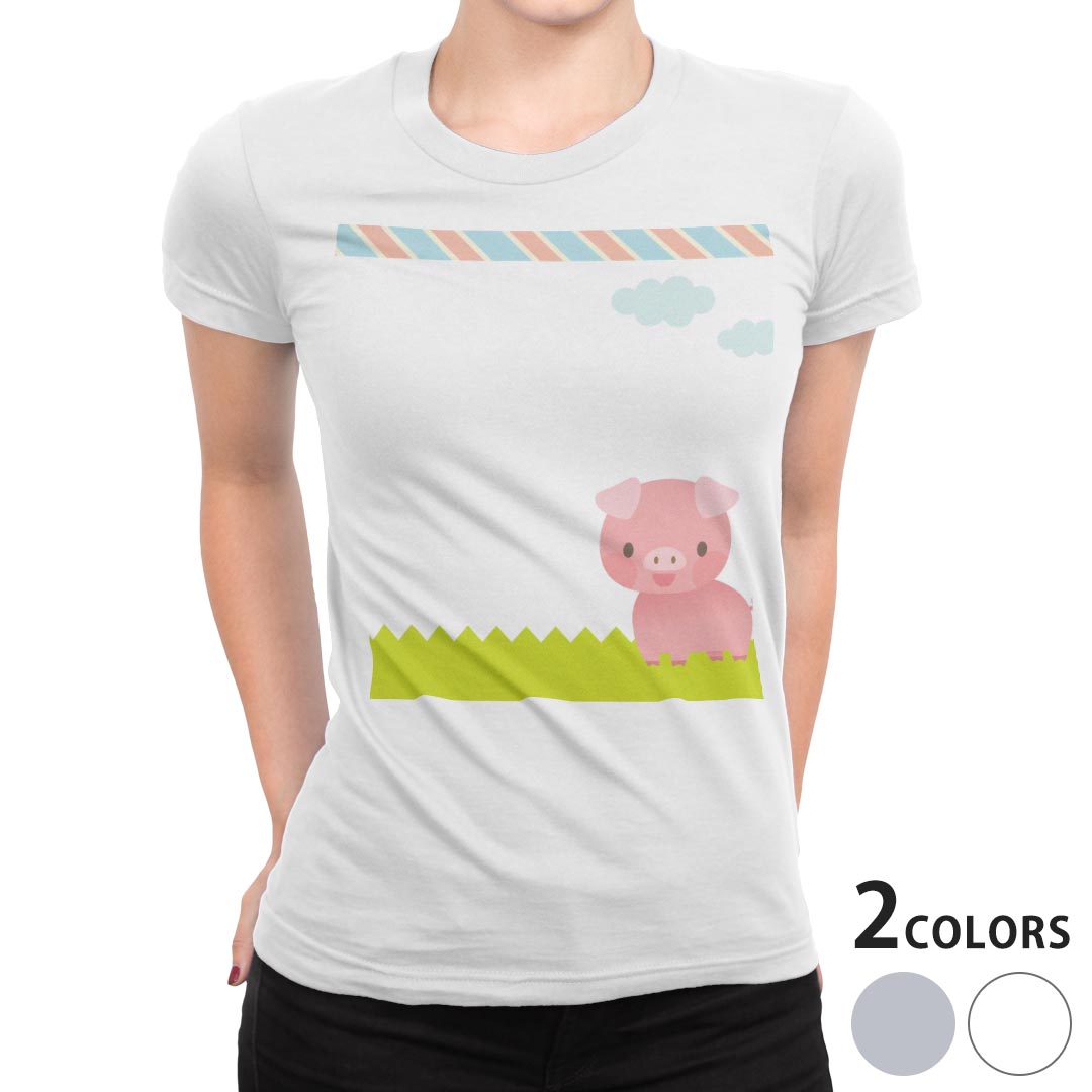 tシャツ レディース 半袖 ホワイト グレー 白　灰色 デザイン S M L XL Tシャツ ティーシャツ T shirt上記で使用したデザインTシャツはこちら▼女性用半袖Tシャツ　ホワイト・グレー全デザインはこちらから▼ ▼女性用半袖Tシ...