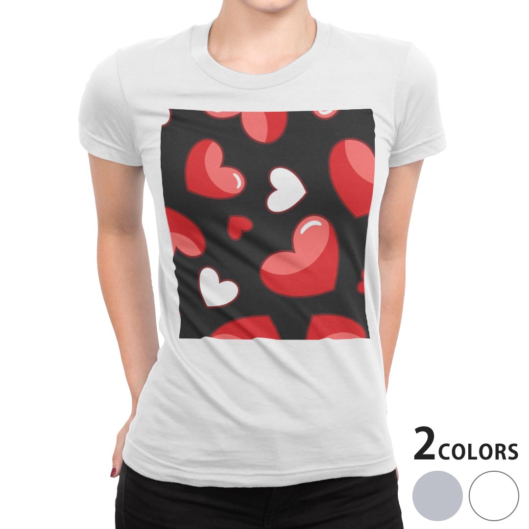 tシャツ レディース 半袖 ホワイト グレー 白　灰色 デザイン S M L XL Tシャツ ティーシャツ T shirt上記で使用したデザインTシャツはこちら▼女性用半袖Tシャツ　ホワイト・グレー全デザインはこちらから▼ ▼女性用半袖Tシ...