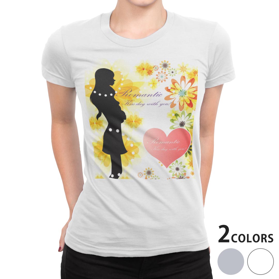 tシャツ レディース 半袖 ホワイト グレー 白　灰色 デザイン S M L XL Tシャツ ティーシャツ T shirt上記で使用したデザインTシャツはこちら▼女性用半袖Tシャツ　ホワイト・グレー全デザインはこちらから▼ ▼女性用半袖Tシ...