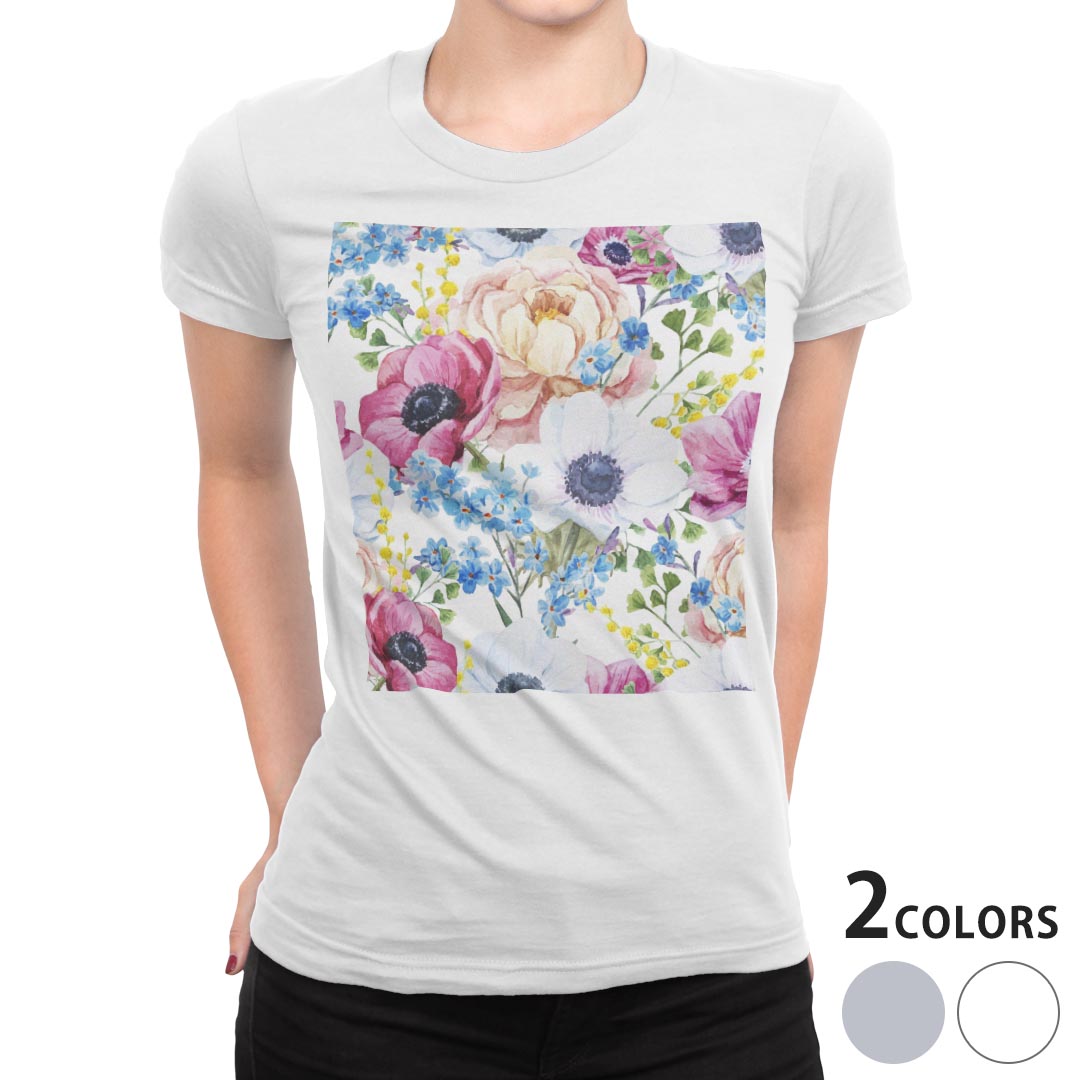 tシャツ レディース 半袖 ホワイト グレー 白　灰色 デザイン S M L XL Tシャツ ティーシャツ T shirt上記で使用したデザインTシャツはこちら▼女性用半袖Tシャツ　ホワイト・グレー全デザインはこちらから▼ ▼女性用半袖Tシ...