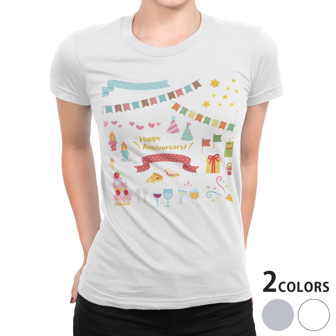 tシャツ レディース 半袖 ホワイト グレー 白　灰色 デザイン S M L XL Tシャツ ティーシャツ T shirt上記で使用したデザインTシャツはこちら▼女性用半袖Tシャツ　ホワイト・グレー全デザインはこちらから▼ ▼女性用半袖Tシ...