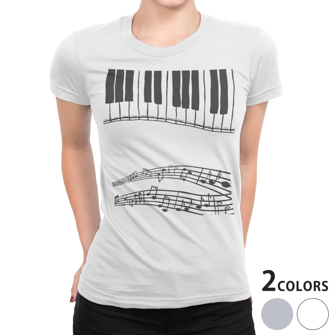 tシャツ レディース 半袖 ホワイト グレー 白　灰色 デザイン S M L XL Tシャツ ティーシャツ T shirt上記で使用したデザインTシャツはこちら▼女性用半袖Tシャツ　ホワイト・グレー全デザインはこちらから▼ ▼女性用半袖Tシ...