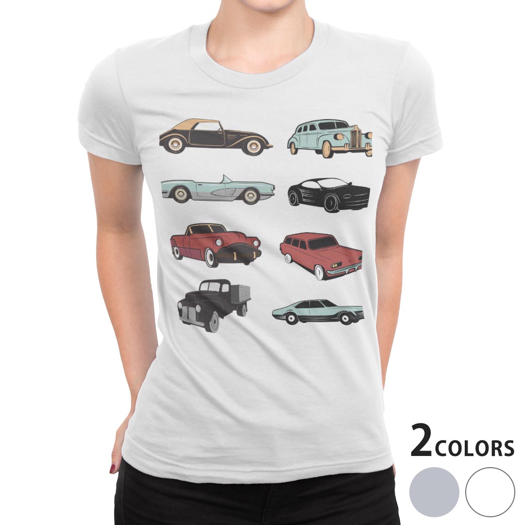 tシャツ レディース 半袖 ホワイト グレー 白　灰色 デザイン S M L XL Tシャツ ティーシャツ T shirt上記で使用したデザインTシャツはこちら▼女性用半袖Tシャツ　ホワイト・グレー全デザインはこちらから▼ ▼女性用半袖Tシ...