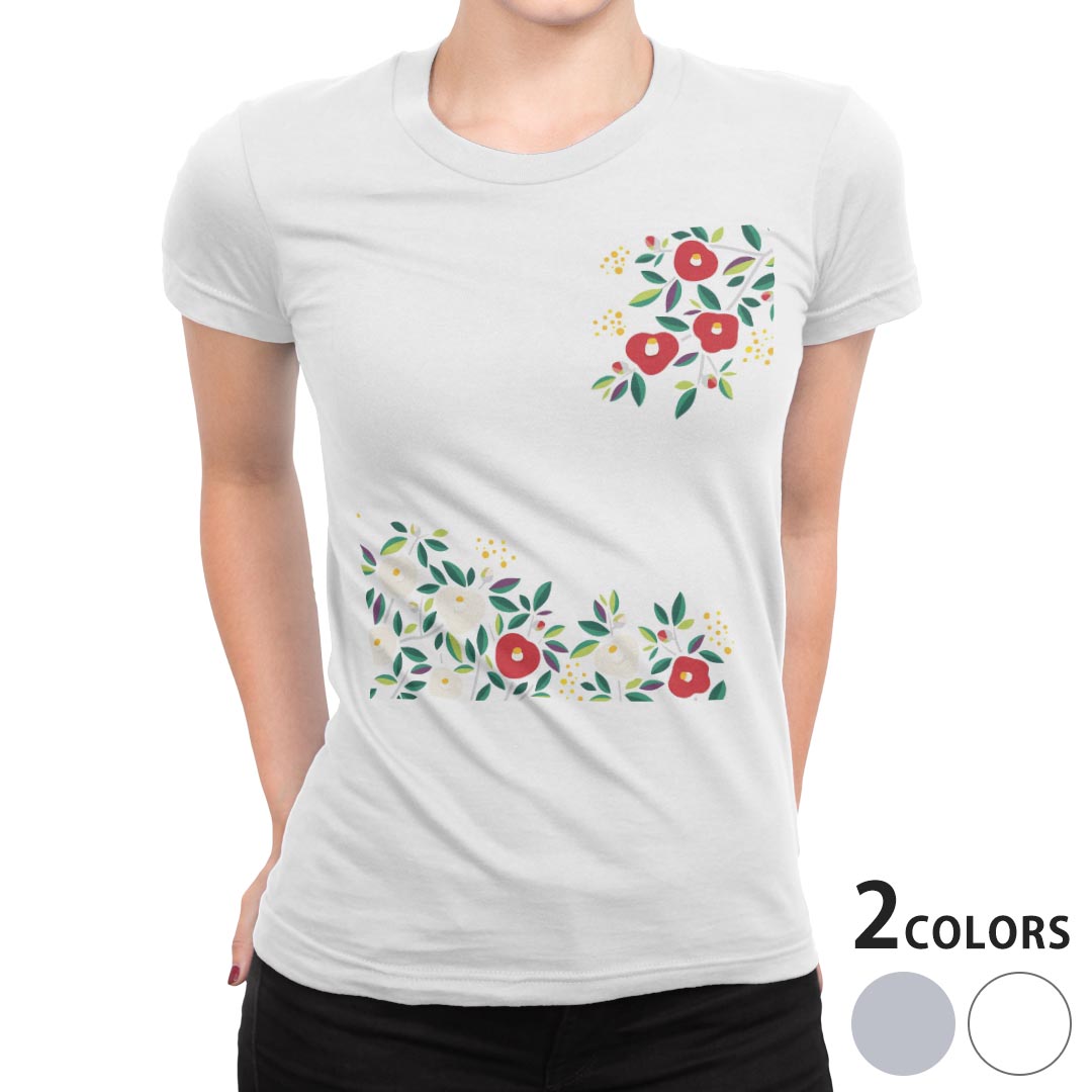 tシャツ レディース 半袖 ホワイト グレー 白　灰色 デザイン S M L XL Tシャツ ティーシャツ T shirt上記で使用したデザインTシャツはこちら▼女性用半袖Tシャツ　ホワイト・グレー全デザインはこちらから▼ ▼女性用半袖Tシ...
