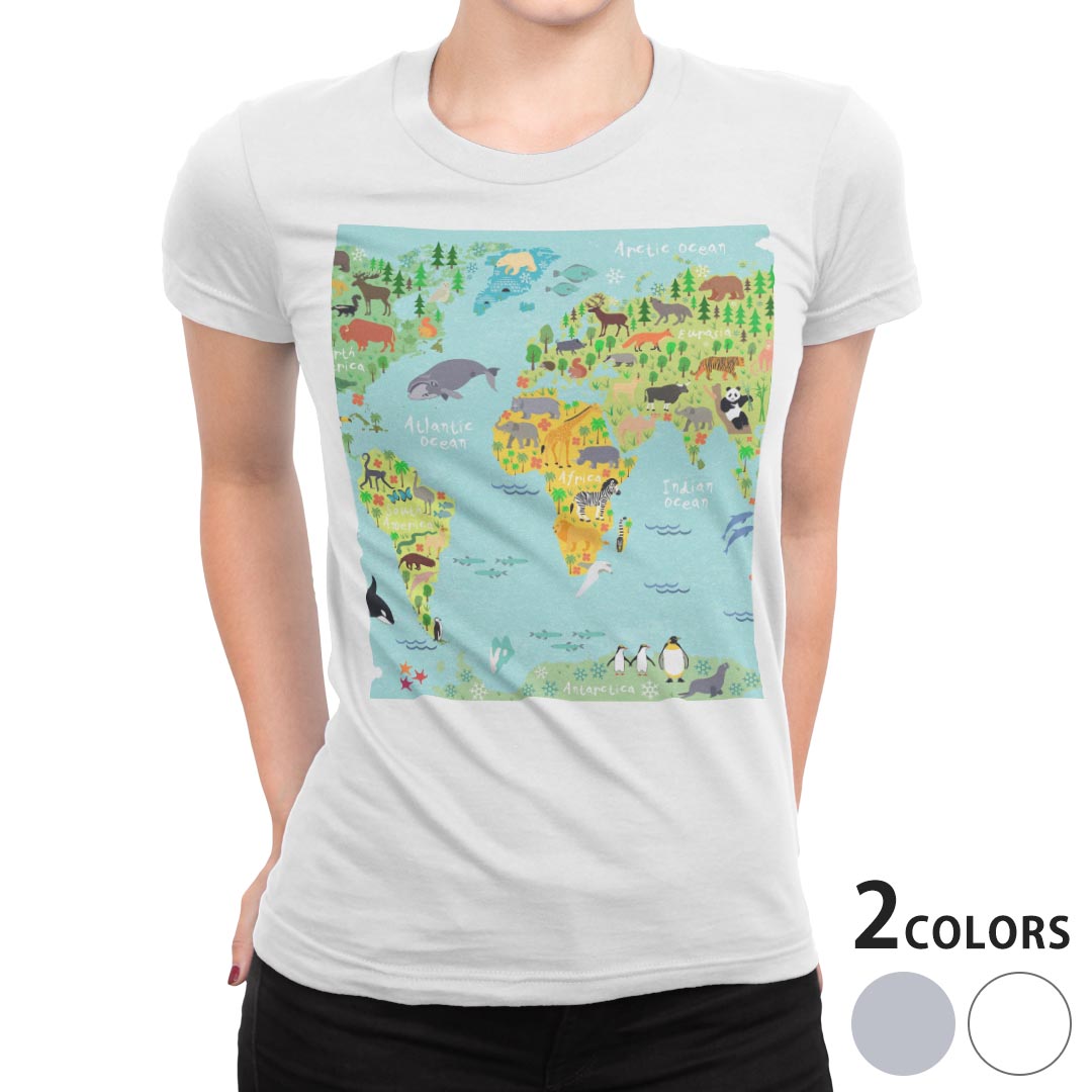 tシャツ レディース 半袖 ホワイト グレー 白　灰色 デザイン S M L XL Tシャツ ティーシャツ T shirt上記で使用したデザインTシャツはこちら▼女性用半袖Tシャツ　ホワイト・グレー全デザインはこちらから▼ ▼女性用半袖Tシ...