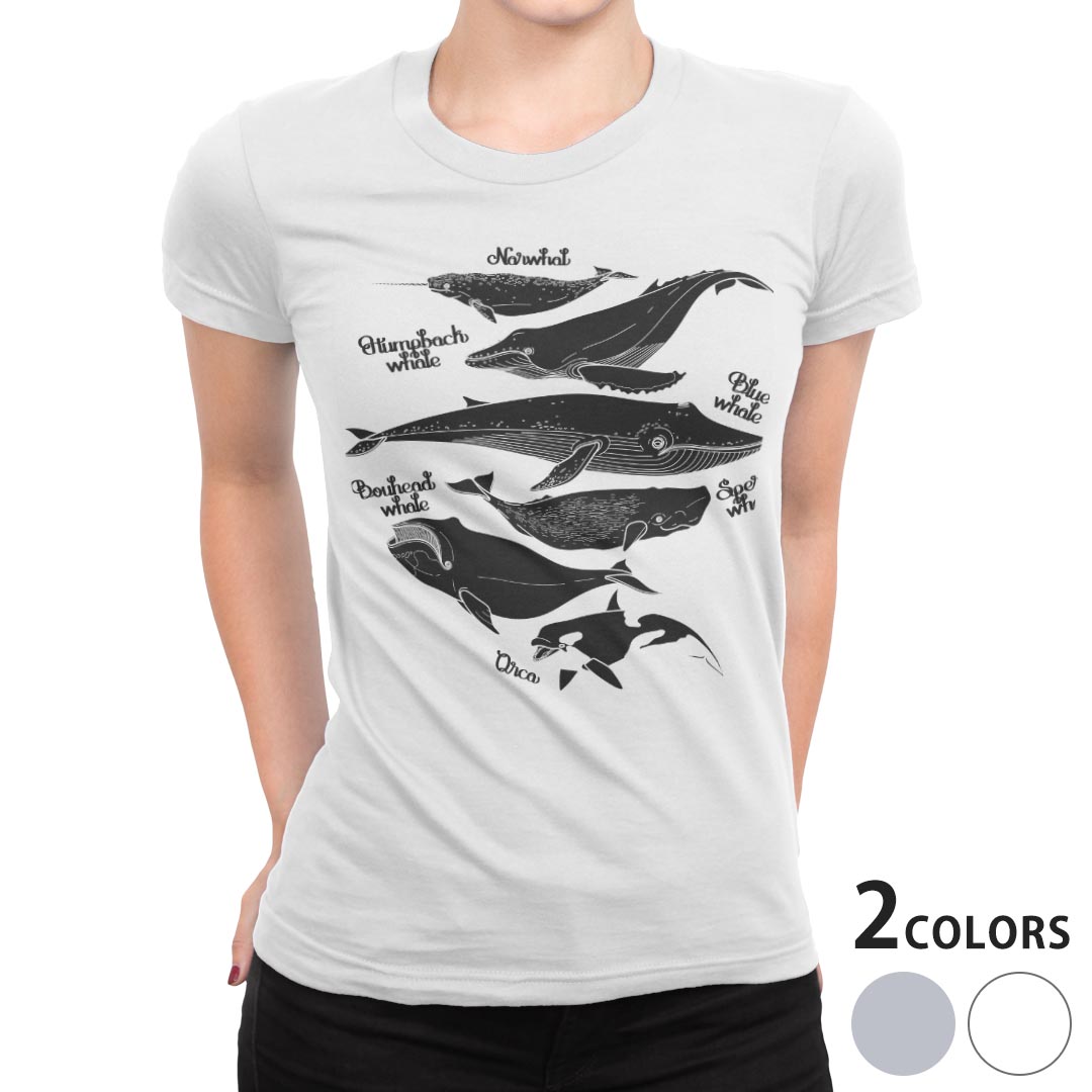 tシャツ レディース 半袖 ホワイト グレー 白　灰色 デザイン S M L XL Tシャツ ティーシャツ T shirt上記で使用したデザインTシャツはこちら▼女性用半袖Tシャツ　ホワイト・グレー全デザインはこちらから▼ ▼女性用半袖Tシ...