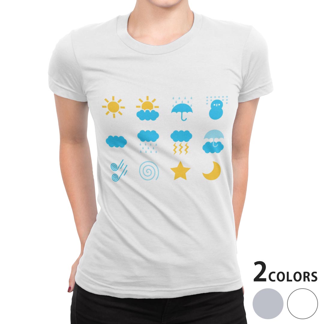 tシャツ レディース 半袖 ホワイト グレー 白　灰色 デザイン S M L XL Tシャツ ティーシャツ T shirt上記で使用したデザインTシャツはこちら▼女性用半袖Tシャツ　ホワイト・グレー全デザインはこちらから▼ ▼女性用半袖Tシ...