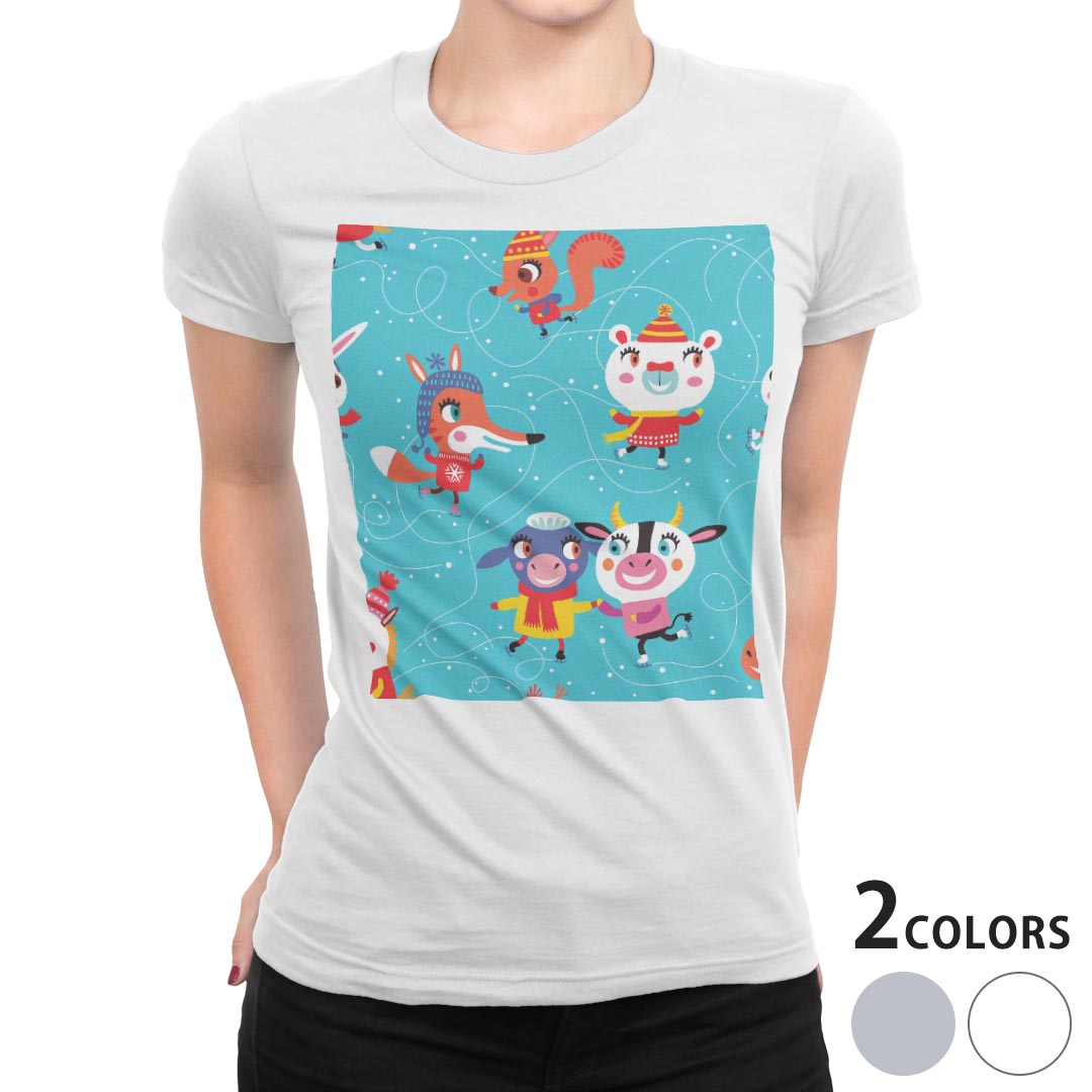 tシャツ レディース 半袖 ホワイト グレー 白　灰色 デザイン S M L XL Tシャツ ティーシャツ T shirt上記で使用したデザインTシャツはこちら▼女性用半袖Tシャツ　ホワイト・グレー全デザインはこちらから▼ ▼女性用半袖Tシ...