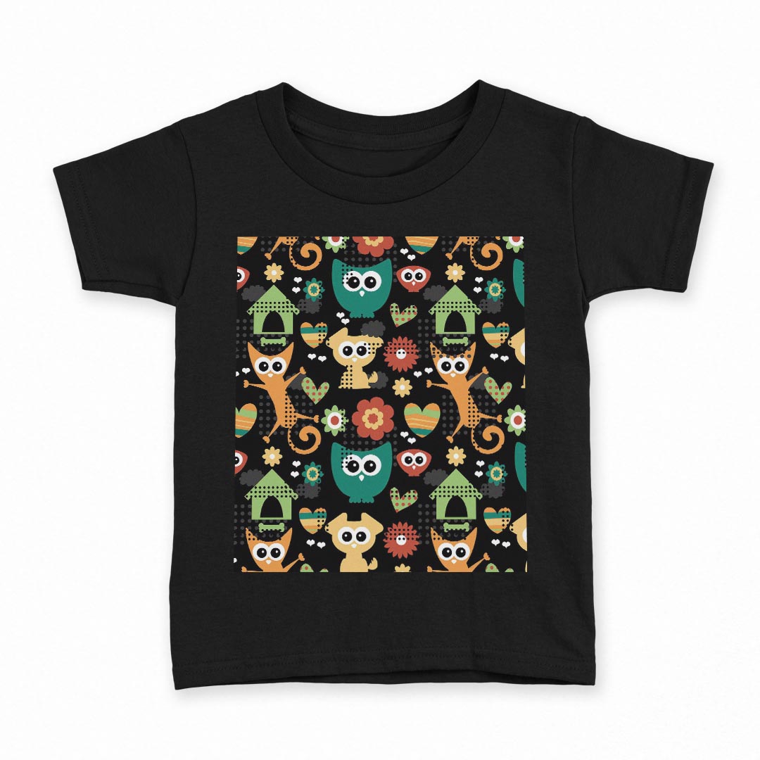 tシャツ キッズ 半袖 黒地 ブラック デザイン 90 100 110 120 130 140 150 Tシャツ ティーシャツ T shirt 上記で使用したデザインTシャツはこちら▼キッズ用Tシャツ　ブラック全デザインはこちらから▼ ▼キ...