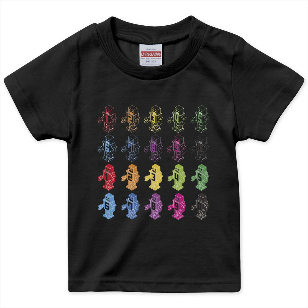 tシャツ キッズ 半袖 黒地 ブラック デザイン 90 100 110 120 130 140 150 Tシャツ ティーシャツ T shirt 上記で使用したデザインTシャツはこちら▼キッズ用Tシャツ　ブラック全デザインはこちらから▼ ▼キ...