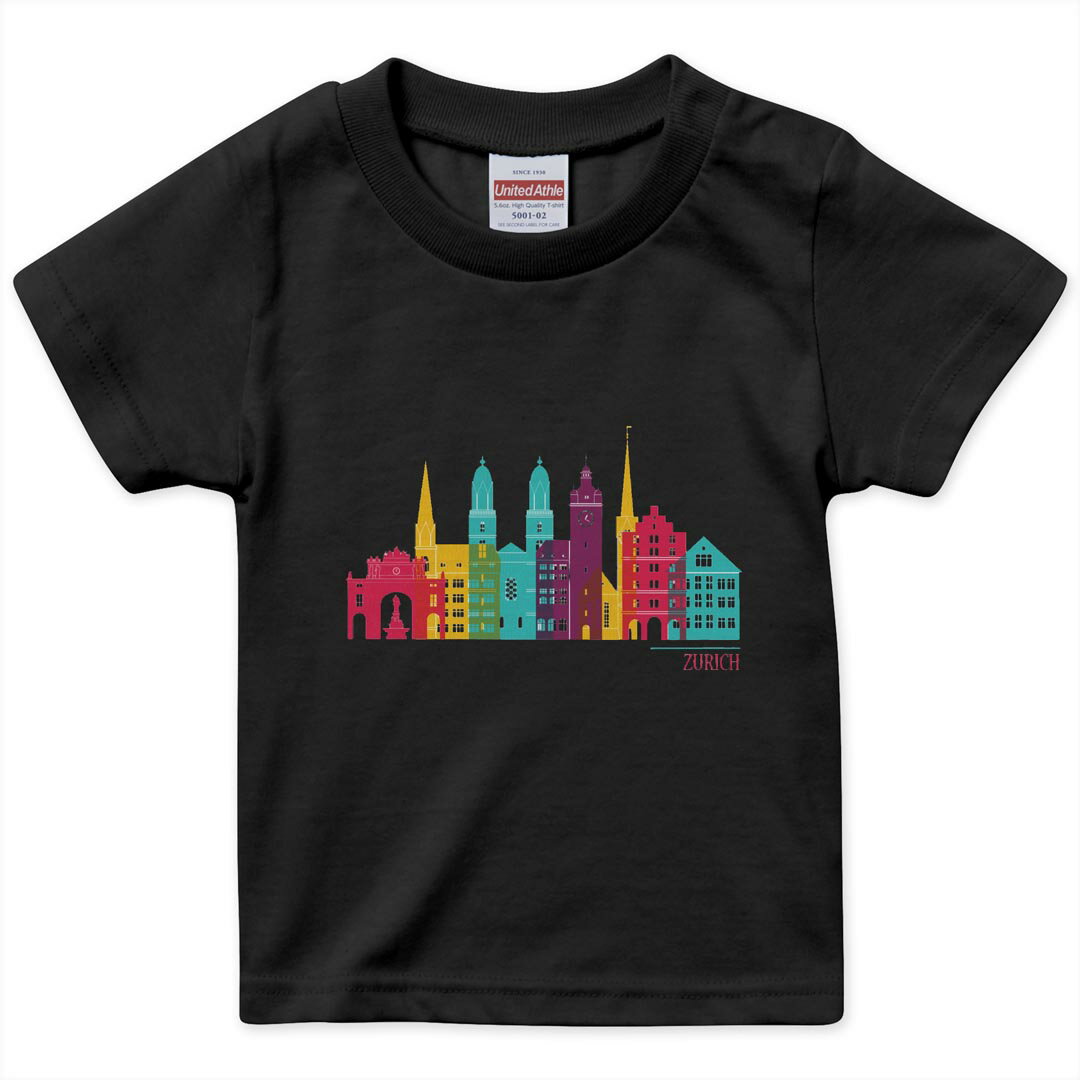 tシャツ キッズ 半袖 黒地 ブラック デザイン 90 100 110 120 130 140 150 Tシャツ ティーシャツ T shirt 上記で使用したデザインTシャツはこちら▼キッズ用Tシャツ　ブラック全デザインはこちらから▼ ▼キ...