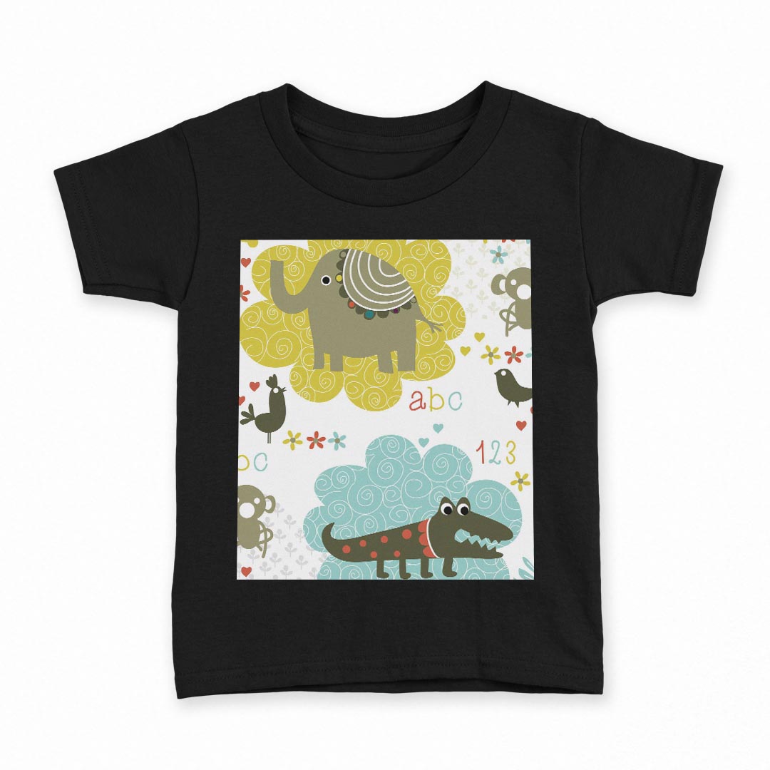 tシャツ キッズ 半袖 黒地 ブラック デザイン 90 100 110 120 130 140 150 Tシャツ ティーシャツ T shirt 上記で使用したデザインTシャツはこちら▼キッズ用Tシャツ　ブラック全デザインはこちらから▼ ▼キ...