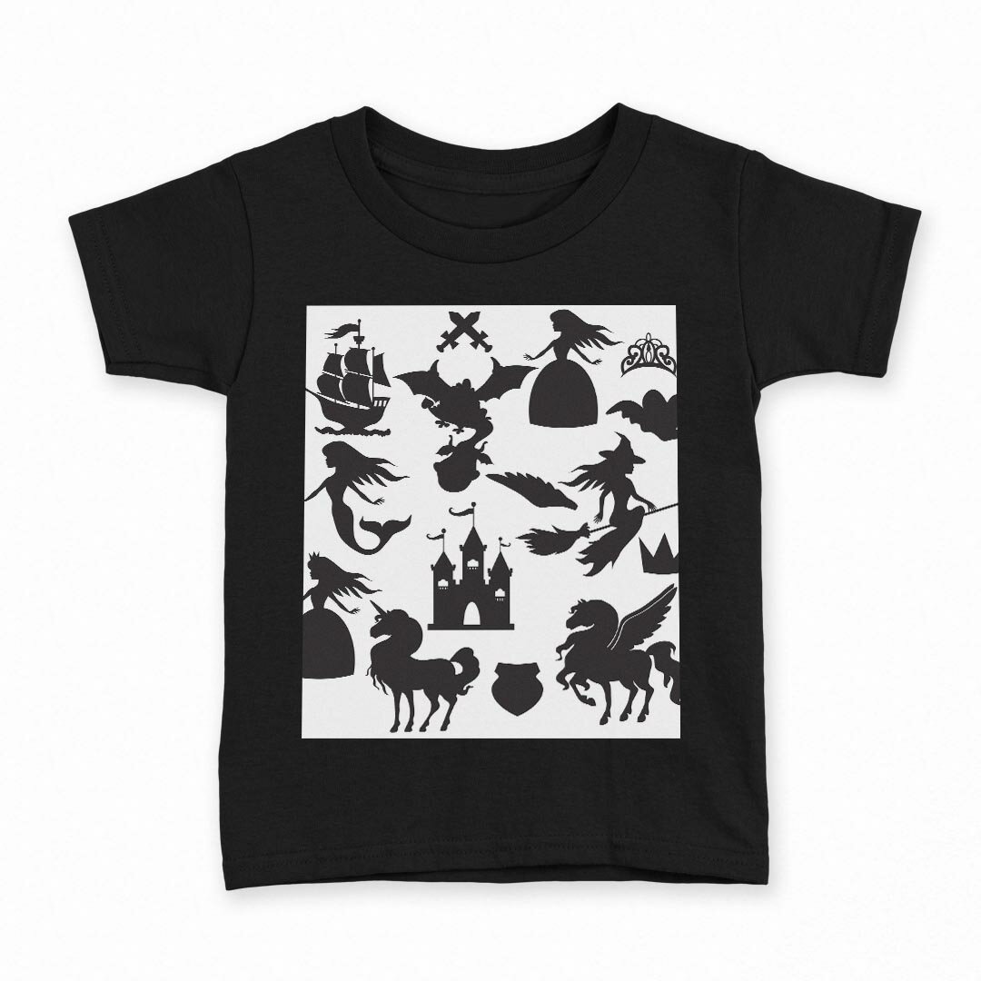 tシャツ キッズ 半袖 黒地 ブラック デザイン 90 100 110 120 130 140 150 Tシャツ ティーシャツ T shirt 上記で使用したデザインTシャツはこちら▼キッズ用Tシャツ　ブラック全デザインはこちらから▼ ▼キ...