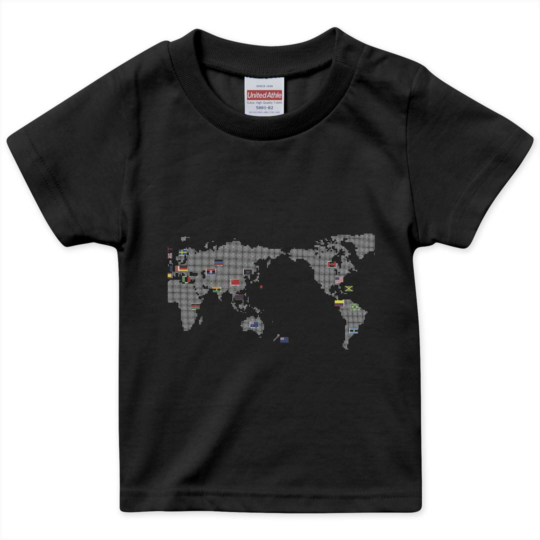 tシャツ キッズ 半袖 黒地 ブラック デザイン 90 100 110 120 130 140 150 Tシャツ ティーシャツ T shirt 上記で使用したデザインTシャツはこちら▼キッズ用Tシャツ　ブラック全デザインはこちらから▼ ▼キ...