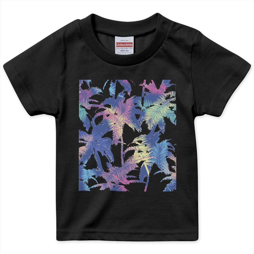 tシャツ キッズ 半袖 黒地 ブラック デザイン 90 100 110 120 130 140 150 Tシャツ ティーシャツ T shirt 上記で使用したデザインTシャツはこちら▼キッズ用Tシャツ　ブラック全デザインはこちらから▼ ▼キ...