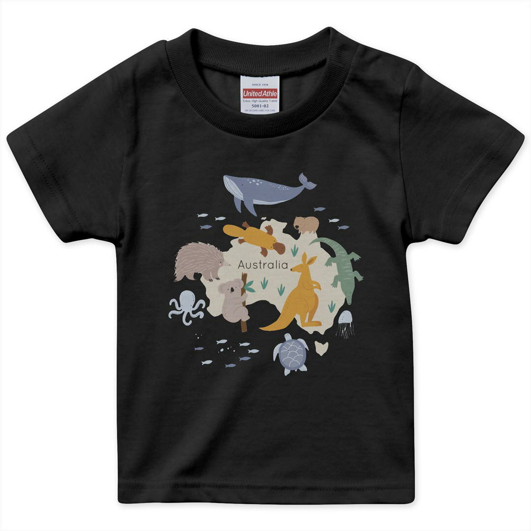 tシャツ キッズ 半袖 黒地 ブラック デザイン 90 100 110 120 130 140 150 Tシャツ ティーシャツ T shirt 上記で使用したデザインTシャツはこちら▼キッズ用Tシャツ　ブラック全デザインはこちらから▼ ▼キ...