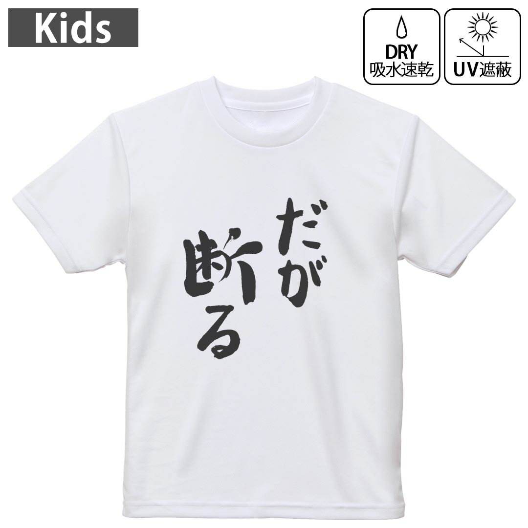 キッズ 子供 こども ドライTシャツ ホワイト 半袖 4.1オンス トレーニング スポーツ ジム 運動会 ドライアスレチック UVカット 紫外線遮蔽 吸水速乾 デザイン Tshirt シワが付きにくい 乾きやすい 120 130 140 1...