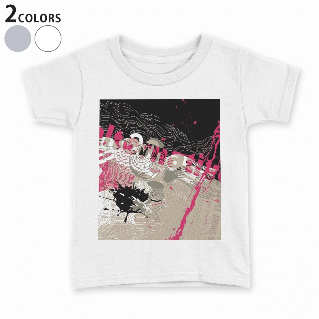 tシャツ キッズ 半袖 白地 灰色 ホワイト グレー デザイン 90 100 110 120 130 140 150 Tシャツ ティーシャツ T shirt上記で使用したデザインTシャツはこちら▼キッズ用Tシャツ　グレー・ホワイト全デザイン...