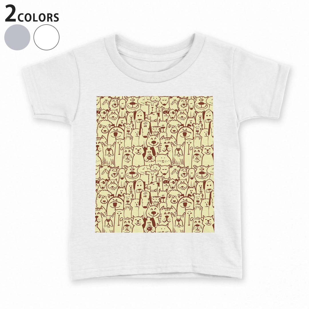 tシャツ キッズ 半袖 白地 灰色 ホワイト グレー デザイン 90 100 110 120 130 140 150 Tシャツ ティーシャツ T shirt上記で使用したデザインTシャツはこちら▼キッズ用Tシャツ　グレー・ホワイト全デザイン...