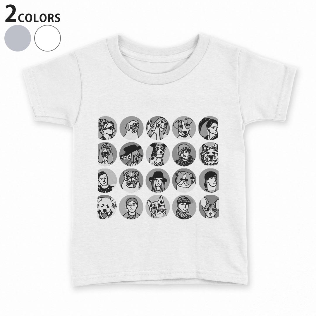 tシャツ キッズ 半袖 白地 灰色 ホワイト グレー デザイン 90 100 110 120 130 140 150 Tシャツ ティーシャツ T shirt上記で使用したデザインTシャツはこちら▼キッズ用Tシャツ　グレー・ホワイト全デザイン...