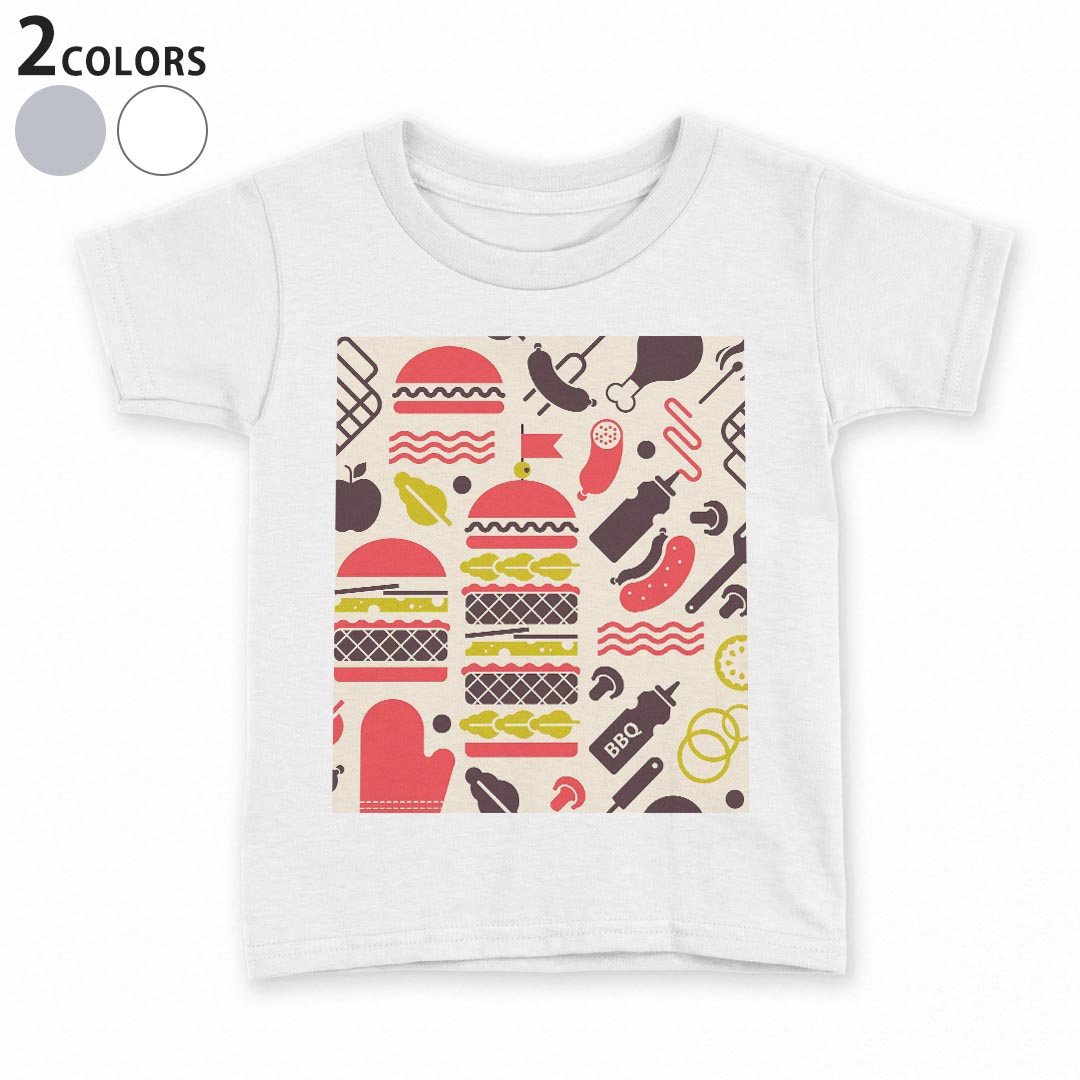 tシャツ キッズ 半袖 白地 灰色 ホワイト グレー デザイン 90 100 110 120 130 140 150 Tシャツ ティーシャツ T shirt上記で使用したデザインTシャツはこちら▼キッズ用Tシャツ　グレー・ホワイト全デザイン...
