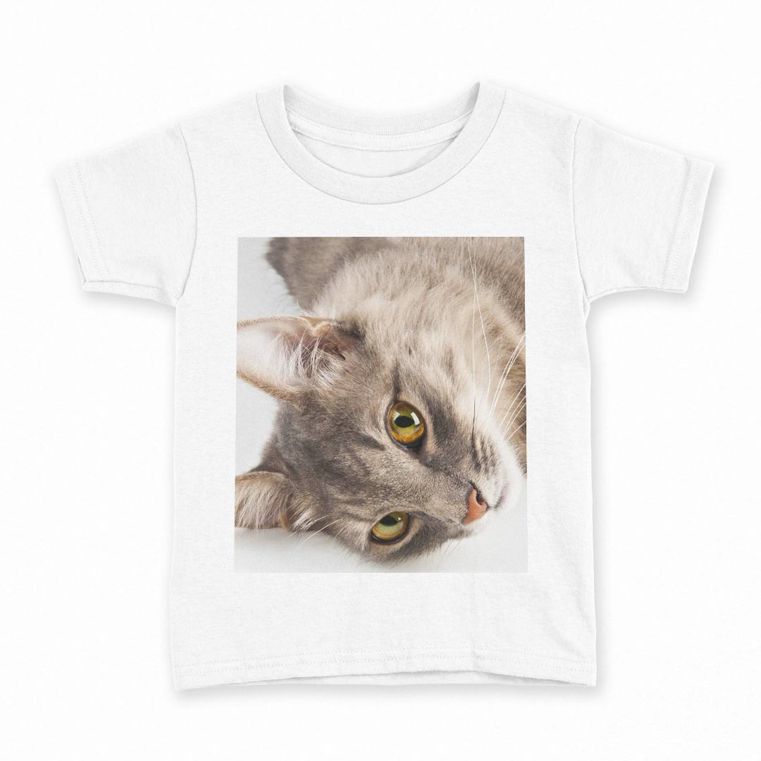 tシャツ キッズ 半袖 白地 灰色 ホワイト グレー デザイン 90 Tシャツ ティーシャツ T shirt上記で使用したデザインTシャツはこちら同じデザインの各サイズはこちらから▼　▼　▼　▼　▼ ▼キッズ用Tシャツ　グレー・ホワイト全デ...