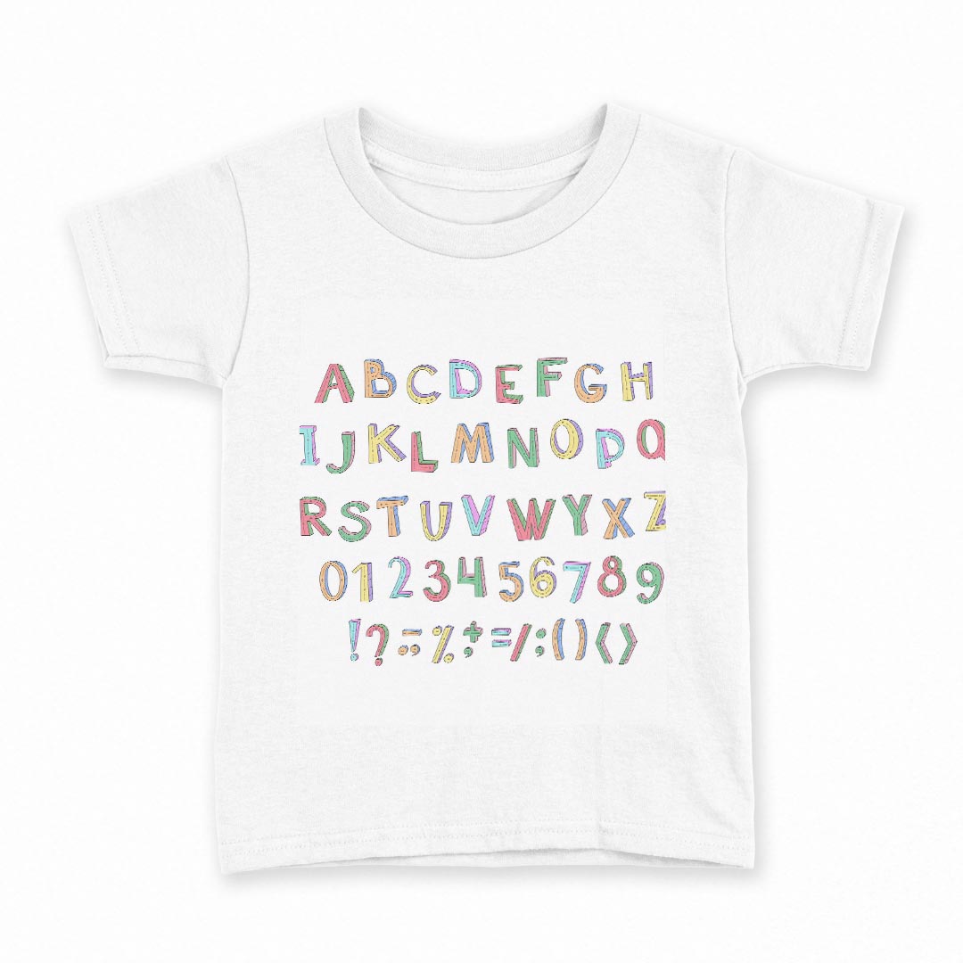 tシャツ キッズ 半袖 白地 灰色 ホワイト グレー デザイン 90 Tシャツ ティーシャツ T shirt上記で使用したデザインTシャツはこちら同じデザインの各サイズはこちらから▼　▼　▼　▼　▼ ▼キッズ用Tシャツ　グレー・ホワイト全デ...