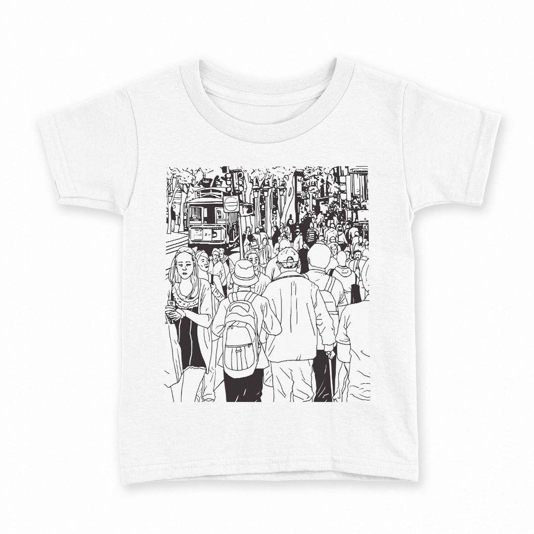 tシャツ キッズ 半袖 白地 灰色 ホワイト グレー デザイン 90 Tシャツ ティーシャツ T shirt上記で使用したデザインTシャツはこちら同じデザインの各サイズはこちらから▼　▼　▼　▼　▼ ▼キッズ用Tシャツ　グレー・ホワイト全デ...