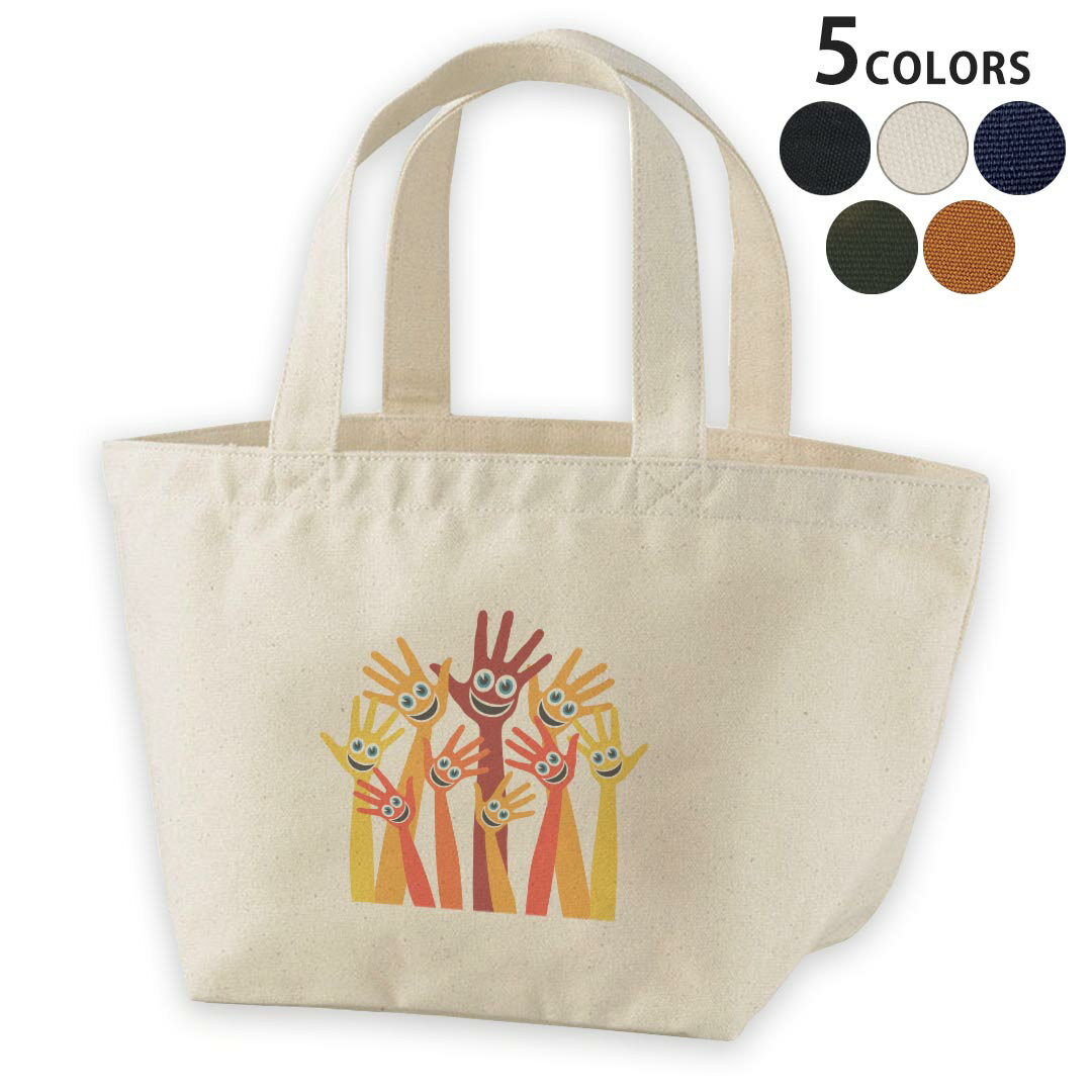 デザインランチバッグ キャンバス デイパック バッグ レディースバッグ トートバッグ ナチュラル 黒 black エコバッグ▼ランチバッグ全デザインはこちらから▼商品特徴・16000デザインから選べる！ランチバッグ！ ・洗濯も赤ちゃんにも安...