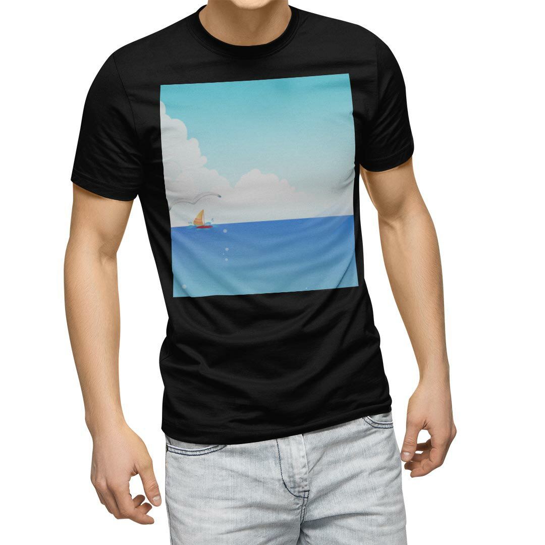 tシャツ メンズ 半袖 ブラック デザイン XS S M L XL 2XL Tシャツ ティーシャツ T shirt　黒 上記で使用したデザインTシャツはこちら▼男性用半袖Tシャツ　ブラック全デザインはこちらから▼▼男性用半袖Tシャツ　ホワイ...
