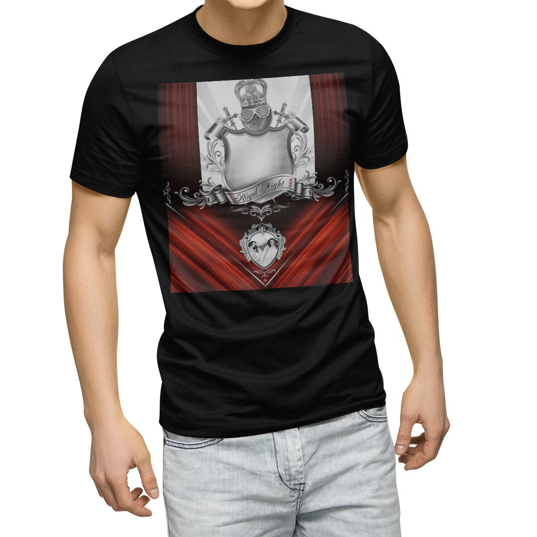 tシャツ メンズ 半袖 ブラック デザイン XS S M L XL 2XL Tシャツ ティーシャツ T shirt　黒 上記で使用したデザインTシャツはこちら▼男性用半袖Tシャツ　ブラック全デザインはこちらから▼▼男性用半袖Tシャツ　ホワイ...