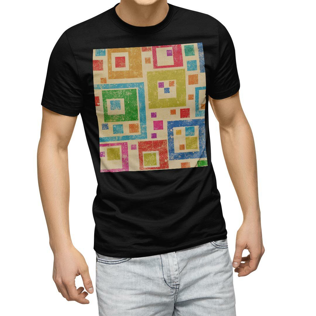 tシャツ メンズ 半袖 ブラック デザイン XS S M L XL 2XL Tシャツ ティーシャツ T shirt　黒 上記で使用したデザインTシャツはこちら▼男性用半袖Tシャツ　ブラック全デザインはこちらから▼▼男性用半袖Tシャツ　ホワイ...