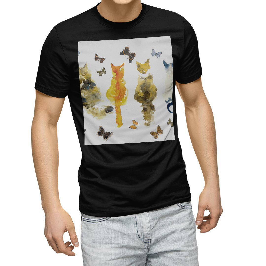 tシャツ メンズ 半袖 ブラック デザイン XS S M L XL 2XL Tシャツ ティーシャツ T shirt　黒 上記で使用したデザインTシャツはこちら▼男性用半袖Tシャツ　ブラック全デザインはこちらから▼▼男性用半袖Tシャツ　ホワイ...