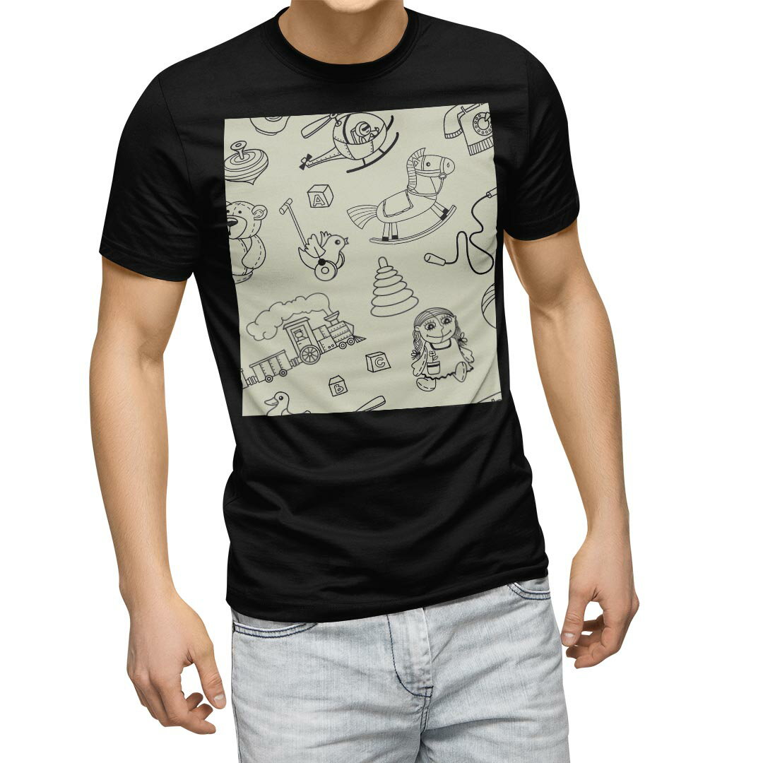 tシャツ メンズ 半袖 ブラック デザイン XS S M L XL 2XL Tシャツ ティーシャツ T shirt　黒 上記で使用したデザインTシャツはこちら▼男性用半袖Tシャツ　ブラック全デザインはこちらから▼▼男性用半袖Tシャツ　ホワイ...