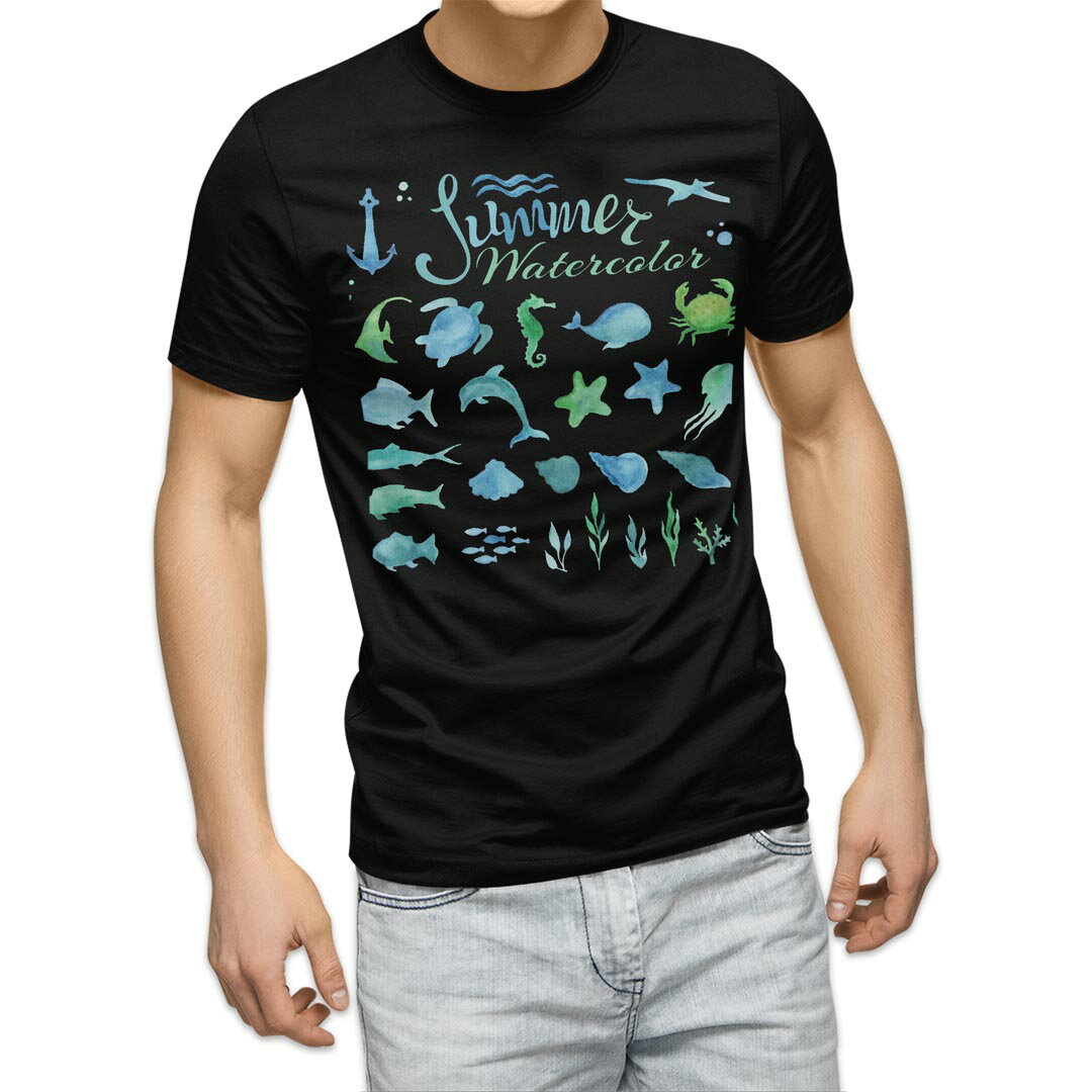 tシャツ メンズ 半袖 ブラック デザイン XS S M L XL 2XL Tシャツ ティーシャツ T shirt　黒 上記で使用したデザインTシャツはこちら▼男性用半袖Tシャツ　ブラック全デザインはこちらから▼▼男性用半袖Tシャツ　ホワイ...