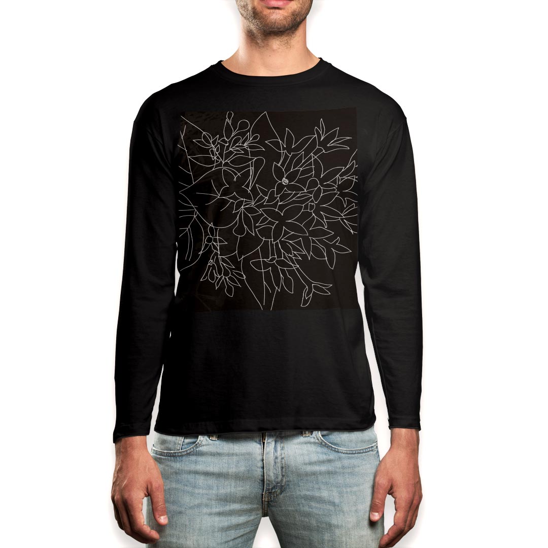 ロング tシャツ メンズ 長袖 ブラック デザイン XS S M L XL 2XL ロンT ティーシャツ 黒 black T shirt long sleeve▼男性用ロングTシャツ ブラック全デザインはこちらから▼▼男性用ロングTシャツ ...