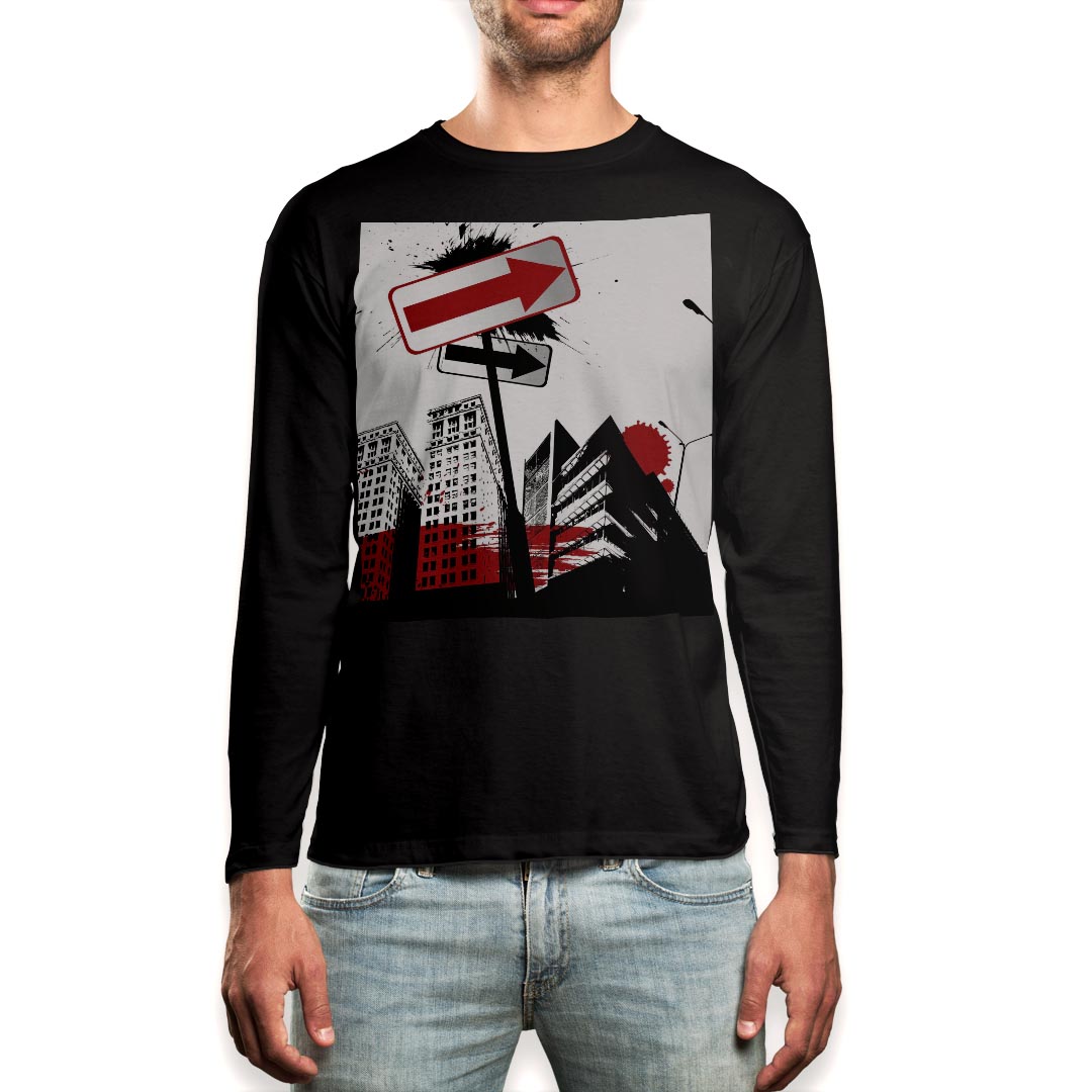 ロング tシャツ メンズ 長袖 ブラック デザイン XS S M L XL 2XL ロンT ティーシャツ 黒 black T shirt long sleeve▼男性用ロングTシャツ ブラック全デザインはこちらから▼▼男性用ロングTシャツ ...