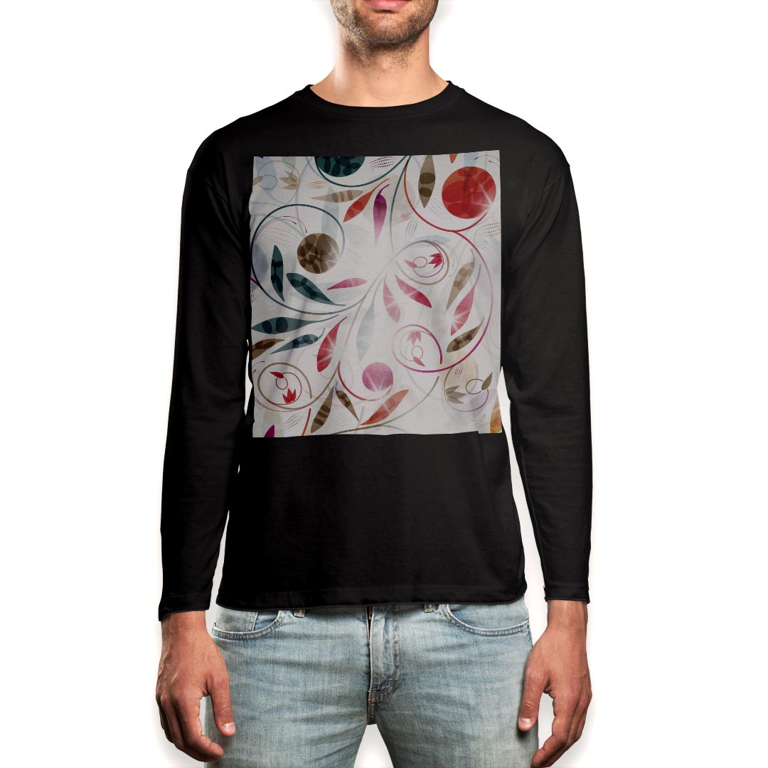 ロング tシャツ メンズ 長袖 ブラック デザイン XS S M L XL 2XL ロンT ティーシャツ 黒 black T shirt long sleeve▼男性用ロングTシャツ ブラック全デザインはこちらから▼▼男性用ロングTシャツ ...