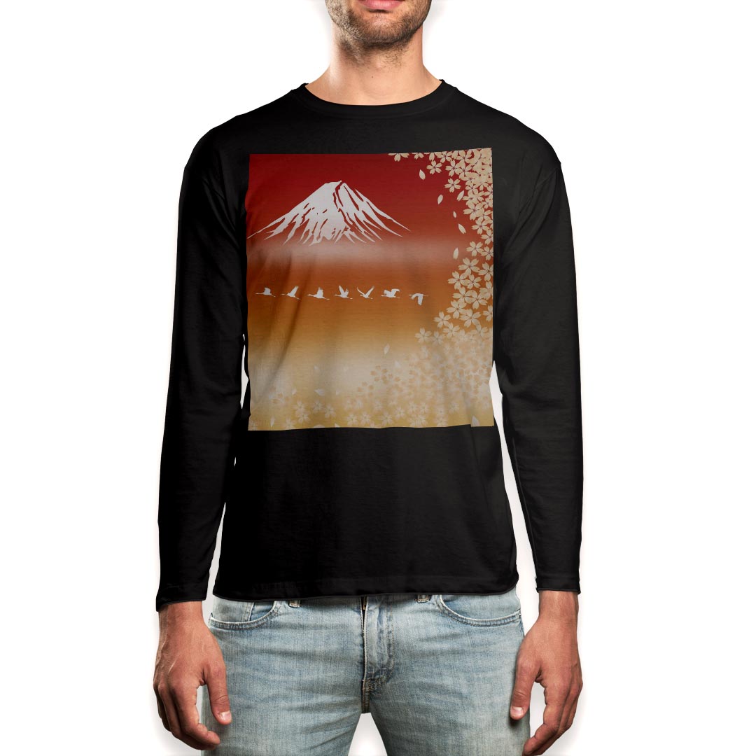 ロング tシャツ メンズ 長袖 ブラック デザイン XS S M L XL 2XL ロンT ティーシャツ 黒 black T shirt long sleeve▼男性用ロングTシャツ ブラック全デザインはこちらから▼▼男性用ロングTシャツ ...