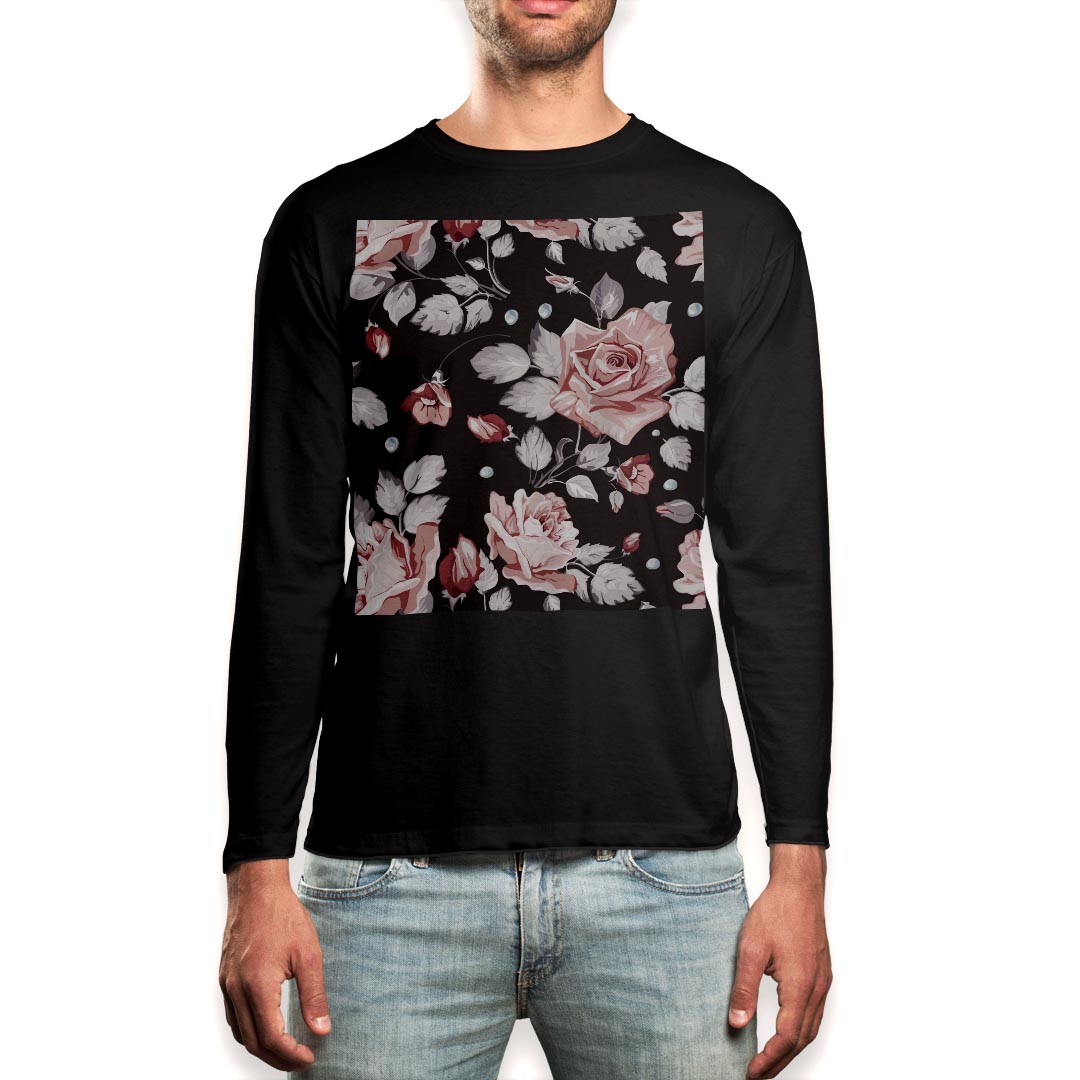 ロング tシャツ メンズ 長袖 ブラック デザイン XS S M L XL 2XL ロンT ティーシャツ 黒 black T shirt long sleeve▼男性用ロングTシャツ ブラック全デザインはこちらから▼▼男性用ロングTシャツ ...